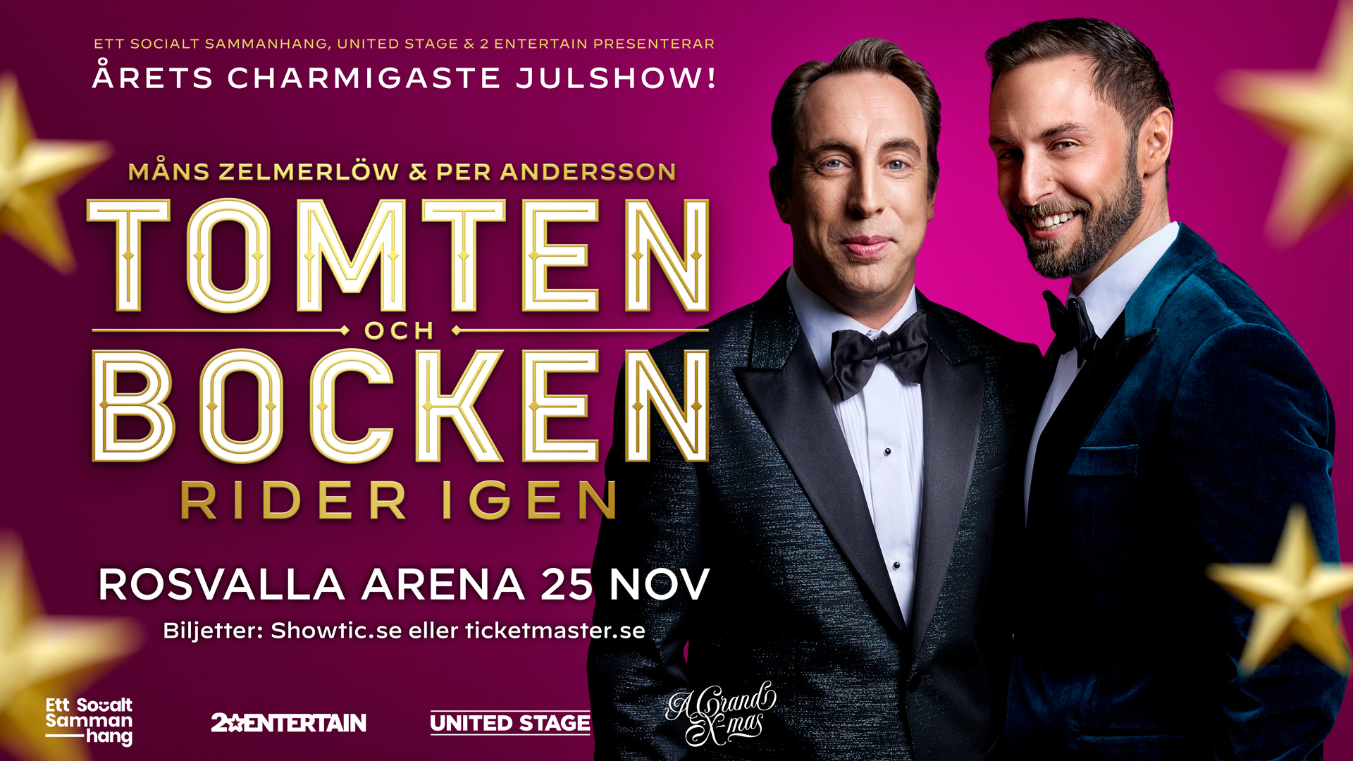 Snart turnépremiär för Tomten och Bocken - Rider igen - United Stage ...